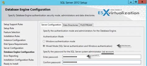Install Vcenter Server On Windows Server 2012 Sql Setup Part 1 Esx Virtualization