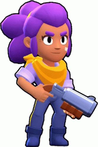 Brawlstars Shelly Sticker Brawlstars Shelly 쉘리 Discover Share GIFs