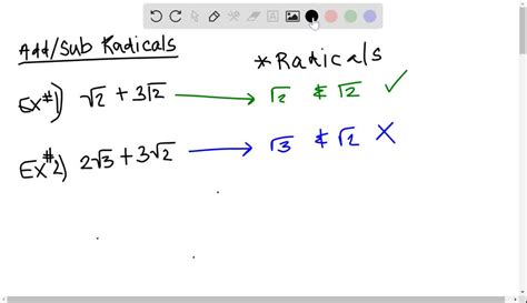 SOLVED Explain How To Add Or Subtract Radicals Numerade