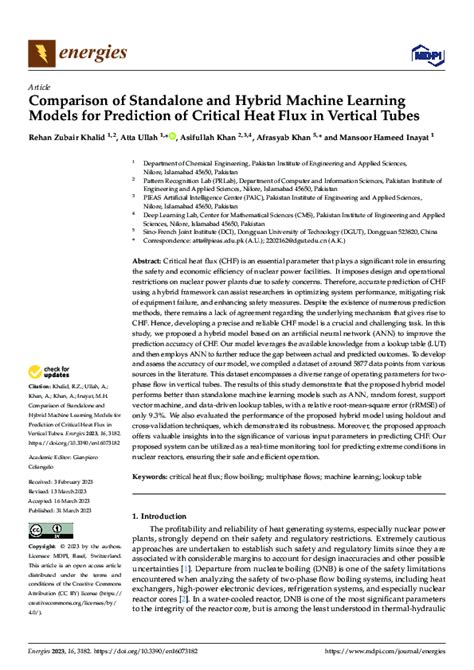 Pdf Comparison Of Standalone And Hybrid Machine Learning Models For