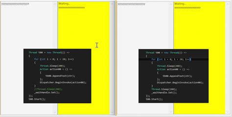 C Scheduling With Eventwaithandle With Dispatcherbegininvoke