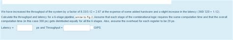 Solved Consider The Example Of An Unpipelined Processor