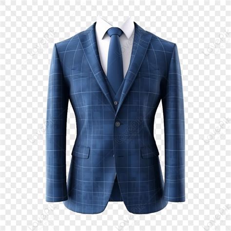 파란색 비즈니스 정장의류넥타이남자들 Png 일러스트 무료 다운로드 Lovepik