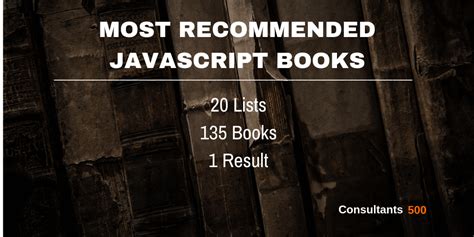 top 20 of best javascript books recommended most times by javascript pros