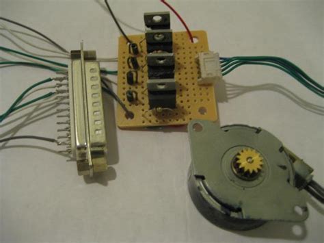 A Parallel Port Stepper Motor Driver With Discrete Components Kerry D Wong