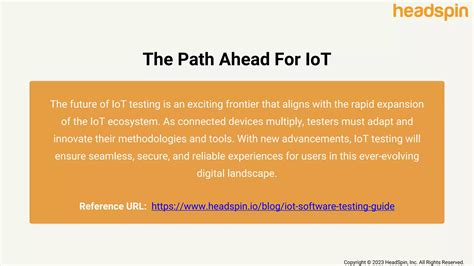 A Guide To Iot Software Testing Its Approach And Importancepptx