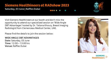 Walaa Mahmoud On Linkedin Tomosynthesis Radshow Siemenshealthineers Dubai Mammography