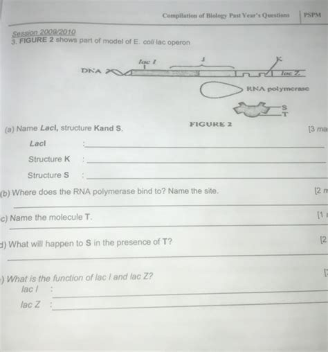 Compilation Of Biology Past Years Questions StudyX