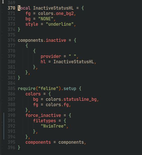 Feature Hide Statusline In Nvimtree · Issue 154 · Famiufelinenvim · Github