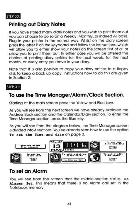 Tim S Amstrad NC Users Site Amstrad Notebook NC Manual Section