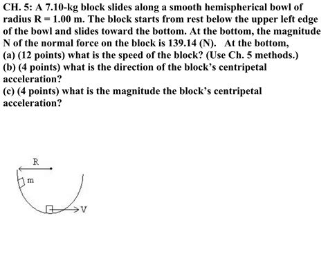solved ch 5 a 7 10 kg block slides along a smooth