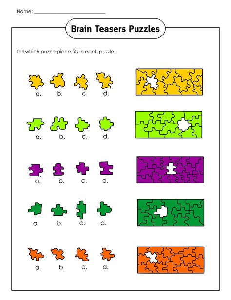 Brain Teasers 10 Free Pdf Printables Artofit