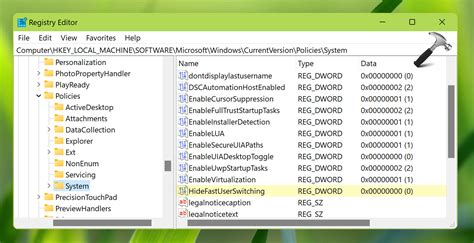 How To Remove Switch User Option At Rita Skelley Blog