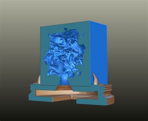 👤 Tesseract And Base・ Stl File For ・cults