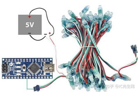 Ws8211 Rgb Led灯带与arduino连接分步教程 知乎
