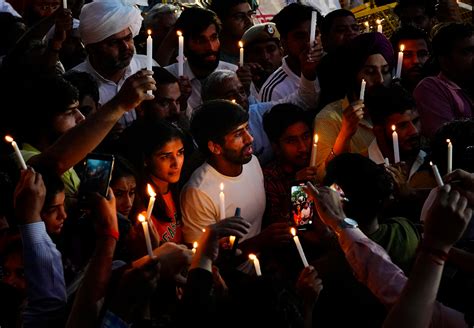 Wrestlers Protest Highlights Protesting Wrestlers Hold A Candlelight