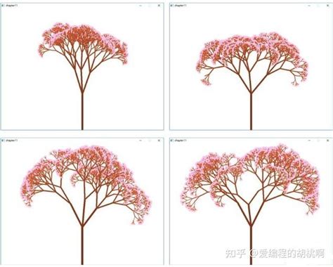 C语言自制樱花树代码 知乎