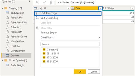 creating values for each date using power bi query formula enterprise dna