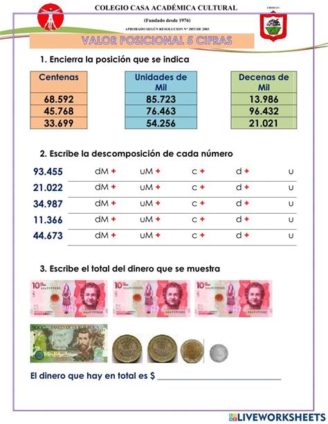 Ideas De Actividades De Valor Posicional Ejercicios Matematicas Hot