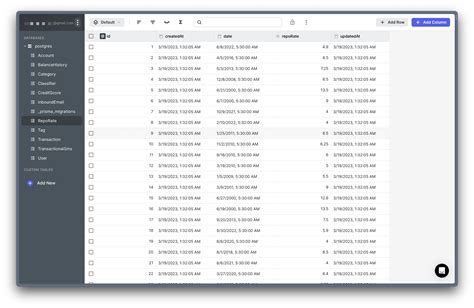airtable like ui for your database with