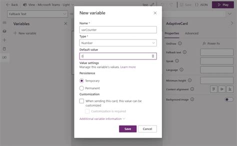 Build Powerful Adaptive Card Experiences For Teams Using Cards For Power Apps Espc Conference