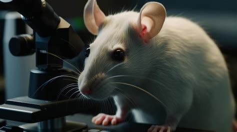 Premium Ai Image Intelligent Rat In Experimental Research