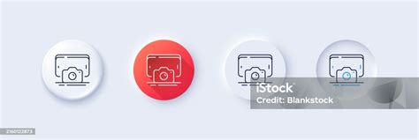 전화 사진 라인 아이콘입니다 스마트폰 또는 핸드폰 기호 선 아이콘 벡터 0명에 대한 스톡 벡터 아트 및 기타 이미지 0명 3차원 형태 Brand Name Smart