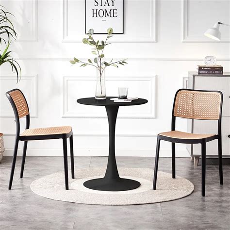 북유럽 라탄 네트 다이닝 체어 레드 야외 플라스틱 쌓을 수 있는 소형 아파트 모던 홈 데스크 Aliexpress