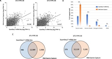 Data Comparison Between The QuantSeq MRNA Seq And RNA Exome Capture Download Scientific