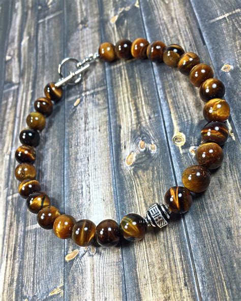 Mens Beaded Bracelet Mens Bracelet Beaded Bracelet Stretch