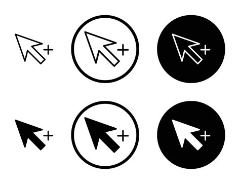 Cursor Plus Icon 47090644 Vector Art At Vecteezy