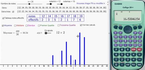 Statistiques Et Mode Stat De La Calculatrice Youtube