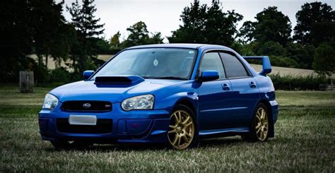Blue Subaru Impreza Wrx Sti Bugeye In Jdm Fest 2023 Parking 44 Off