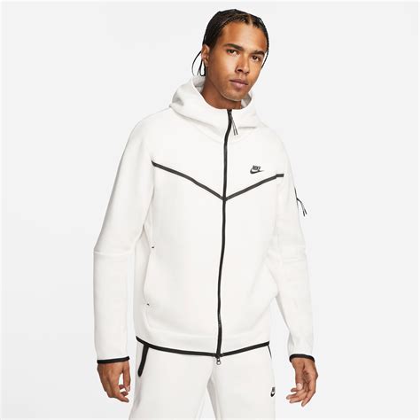 Nike Sportswear Tech Fleece Full Zip Erkek Beyaz Eşofman Üstü Erkek