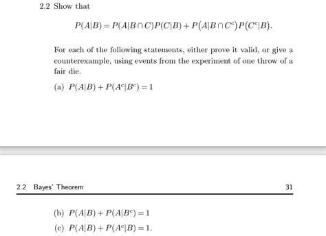 Solved Show That P AB P ABC P CB P ABCc P CcB Chegg Com