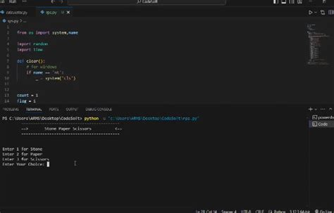 Hamza Meer On Linkedin Python Coding Softwaredevelopment Internship Rockpaperscissors