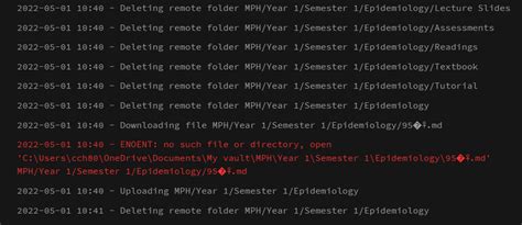 How Do You Fix Error Enoent No Such File Or Directory Open Help Obsidian Forum