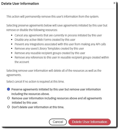 Delete A User With Gdpr Tools