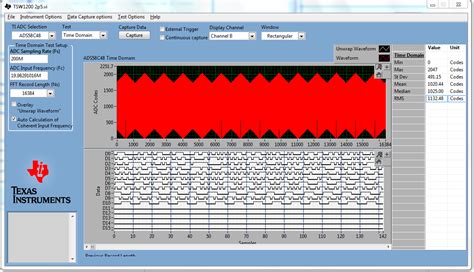 Tsw1200evm Ads58c48 Signal Capture Problems Data Converters Forum Data Converters TI E2E