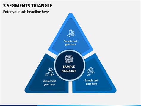 Free 3 Segments Triangle For PowerPoint And Google Slides