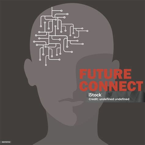 Artificial Intelligence Connection Human Brain Circuit Stock