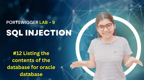 Lab Listing The Contents Of The Database For Oracle Database Sql Injection In English Youtube