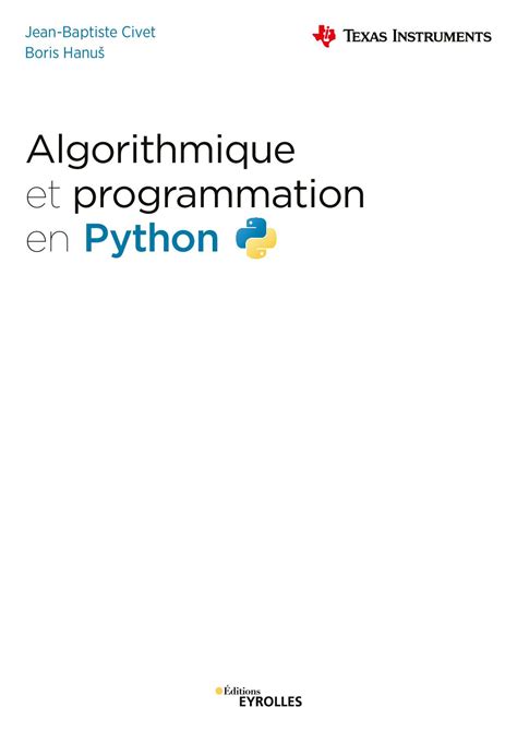 Extrait Algorithmique Et Programmation En Python Calameo Downloader