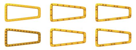 전구 애니메이션 프레임 시퀀스입니다 프레임 골드 테두리 빛 복고풍 광고 기호 흰색 바탕 3d 렌더링 영화관에 대한 스톡 사진 및 기타 이미지 Istock