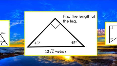 Trigonometric Values For Specials Angles Ppt