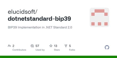Github Elucidsoftdotnetstandard Bip39 Bip39 Implementation In Net Standard 20