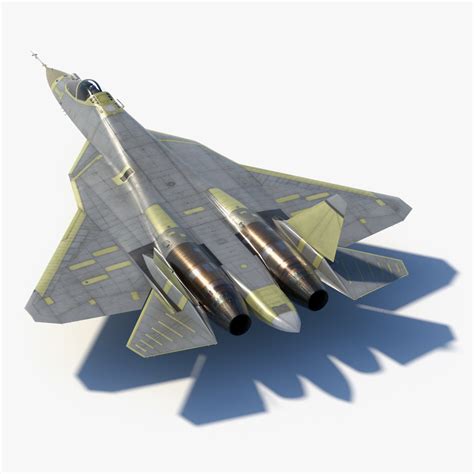 Sukhoi Su57 Prototypes 3d Model Turbosquid 1403434