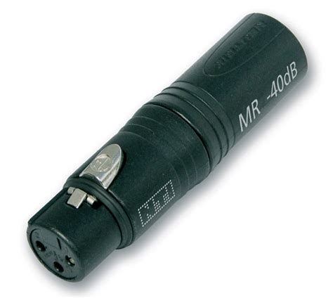 NTI MINIRATOR 40dB ADAPTER Attenuator For MR2 MR PRO Analogue Audio