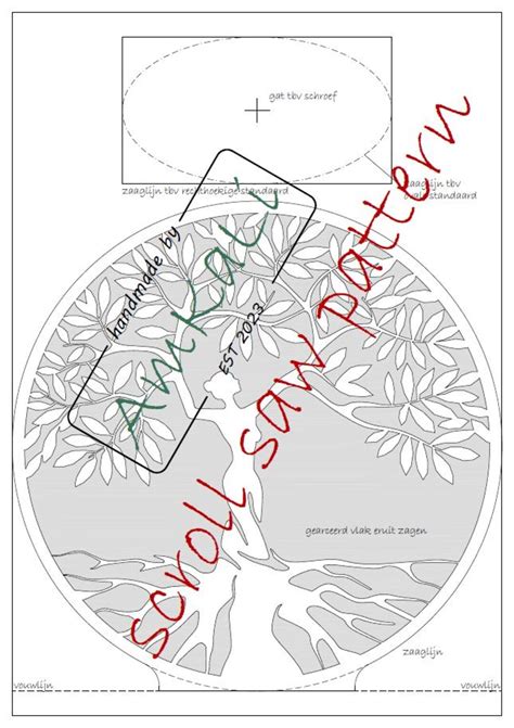Scrollsaw Pattern Wooden Tree Of Life Female Wall Decoration Download Treeoflife Tree Of