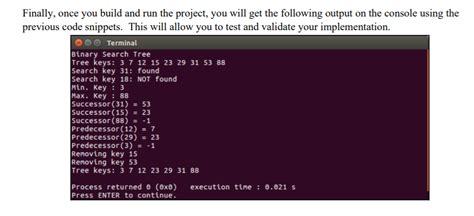 Solved 31 Create A Bst In C Create The Files Bstnodeh